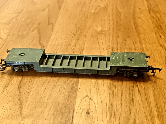 R.118 GREEN BOGIE Well Wagon Oo Gauge By Tri-Ang £4.99 - PicClick UK