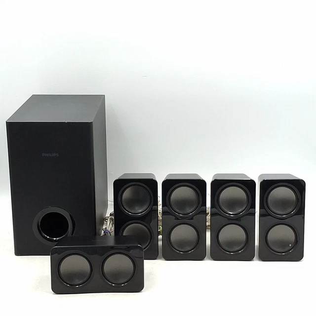 PHILIPS HOME THEATRE HTS3531 HTS3541 Speakers 5.1 £49.99 - PicClick UK