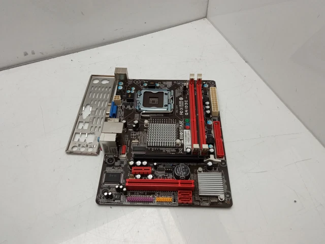 BIOSTAR G41D3C SOCKET LGA 775 DDR3 Micro-ATX Motherboard With I/O ...