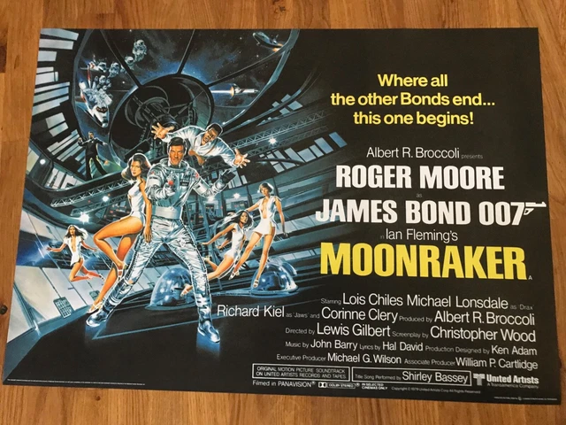 POSTER JAMES BOND Moonraker 420mm x 594mm (size A2) EUR 4,68 - PicClick IT