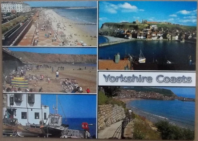 YORKSHIRE COASTS, MULTI view colour postcard, unposted £2.20 - PicClick UK