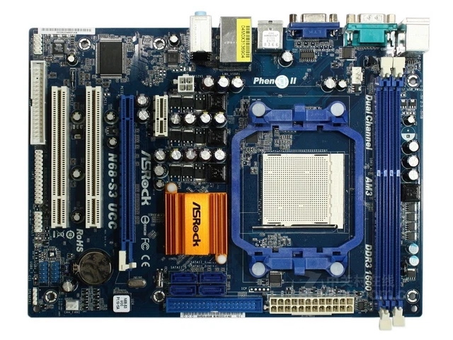 ASROCK N68-S3 UCC Motherboard Socket AM2/AM2+/AM3DDR3Micro ATX $115.01 ...