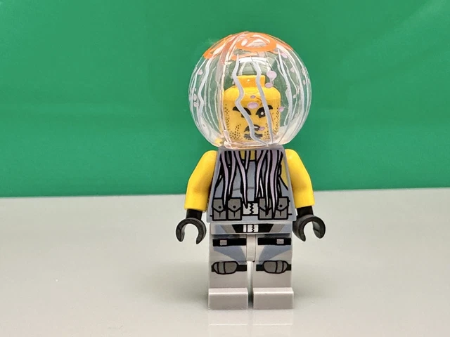 LEGO JELLYFISH THUG Man Minifigure With Goatee From Flying Jelly Sub ...