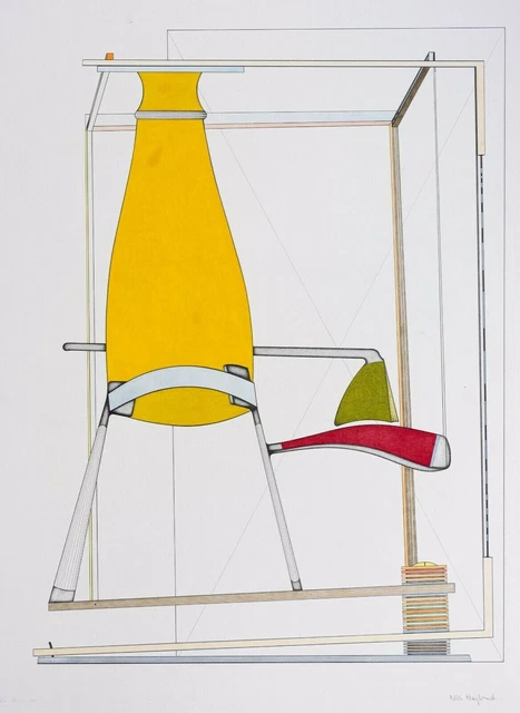 NILS HAGLUND, SCHWEDEN, Top Surrealist, Gemälde, Salvador Dali Partner ...