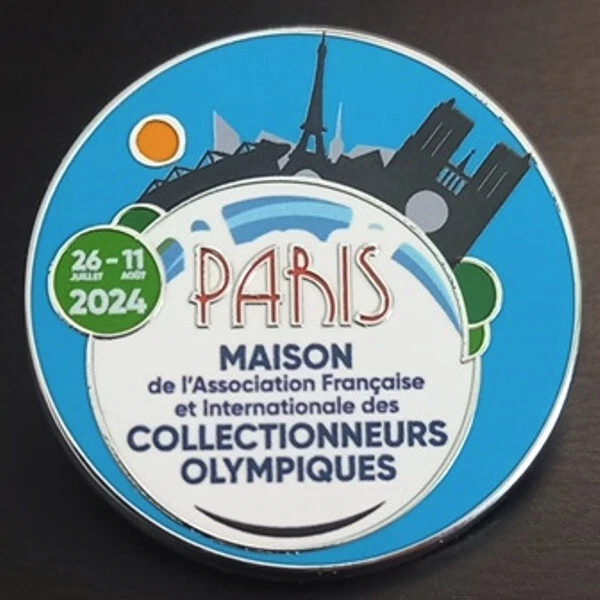 JO PARIS 2024 Pin's "Maison des collectionneurs LA VILLETTE" officiel ...