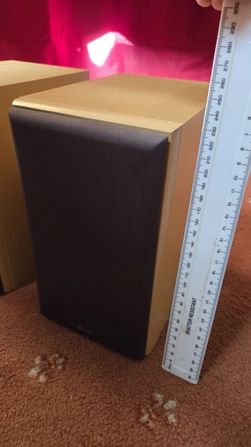 DENON MISSION SC-M50 Bookshelf Speaker Pair, 2 Way, 20-50 Watts, 6 ohms ...