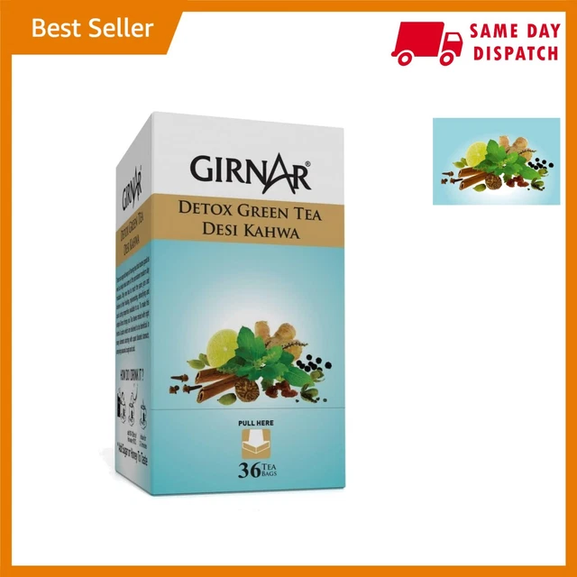 DUAL PACK DETOX Green Tea Bags with Spices – 72 Count Health Boost $50. ...