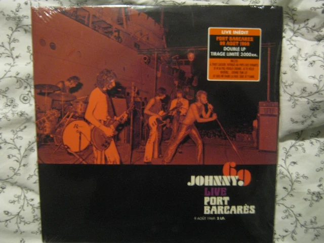 JOHNNY HALLYDAY VINYLES 33 tours live port barcarés.2 lp. tirage limité ...