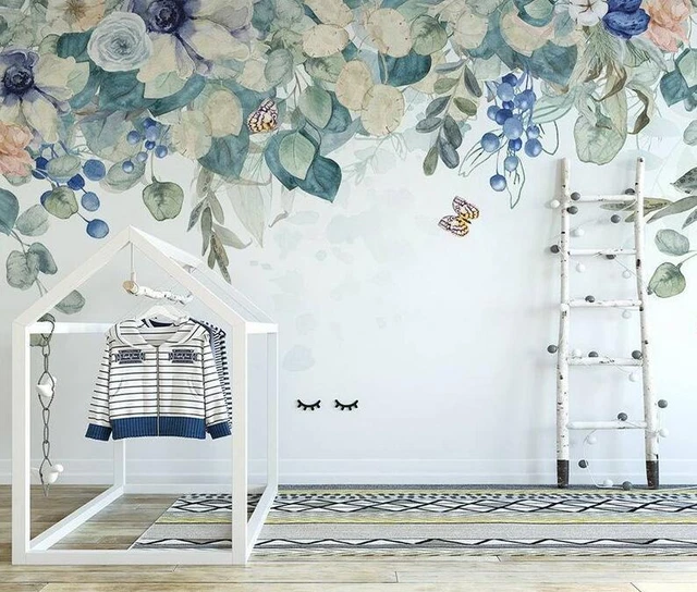 3D WATERCOLOR BRANCH K202 Wallpaper Mural Self-adhesive Removable Sticker Panda EUR 25,44 ...