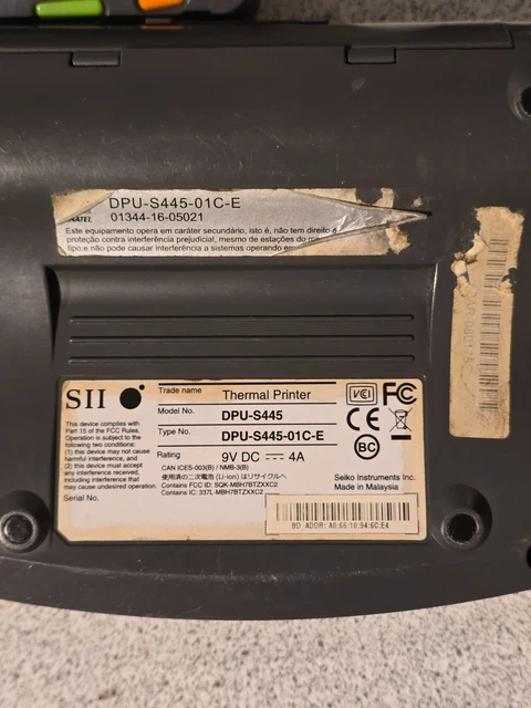 JOB LOT OF 7x SII DPU-S445 Thermal Printers – Faulty / Spares Repair £47.50 - PicClick UK