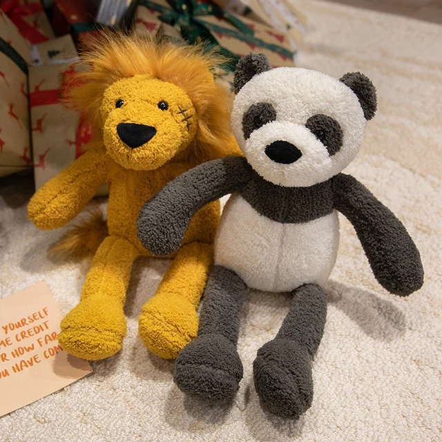 PANDA LION RABBIT Du Plush Animal Toy Collectors Soft Stuffed Frog For ...