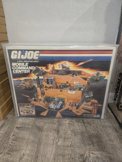 GI JOE 1987 Mobile Command Center NEW IN BOX Graded CAS Q80+ MINT White ...