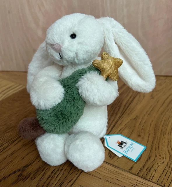 BNWT JELLYCAT BASHFUL Bunny With Christmas Tree £10.50 - PicClick UK