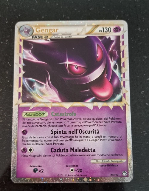 POKÉMON TCG GENGAR Prime HS Triumphant BATTAGLIE TRIONFANTI 94/102 Holo ...