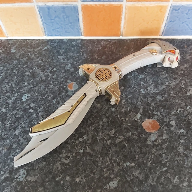 MIGHTY MORPHIN POWER Rangers Saba White Tiger Sword 1994 Bandai £5.50 ...