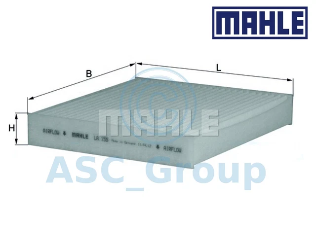 VÉRITABLE MAHLE REMPLACEMENT Intérieur Cabine Air Filtre à Pollen La ...