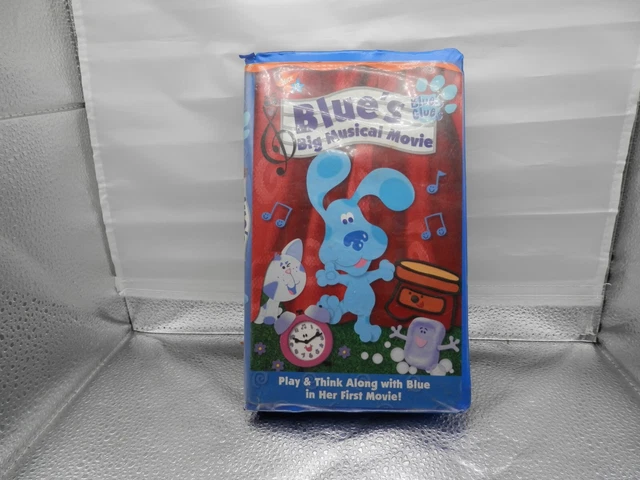 BLUES CLUES VHS Tape Blues Big Musical Movie Nickelodeon Clamshell Case ...