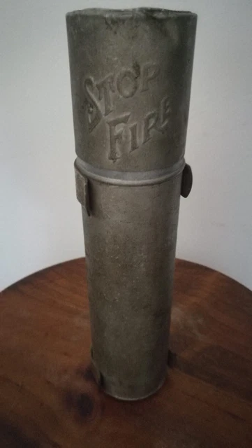 EXTINCTEUR ANCIEN VOITURES STOP FIRE bouchon Saint-Christophe vintage ...