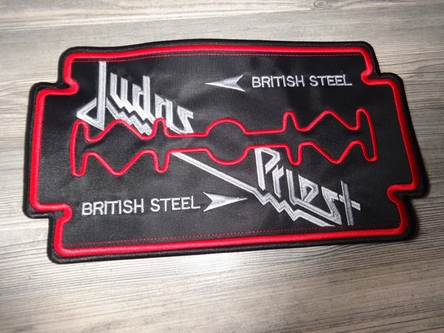 JUDAS PRIEST HEAVY Metal Backpatch Patch Shape Kutte Import Slayer ...