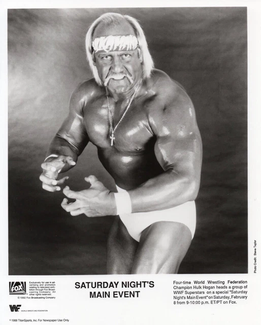 WCW WWF WWE WRESTLING HULK HOGAN HULKAMANIA 1988 PROMO 8x10 PHOTO ...