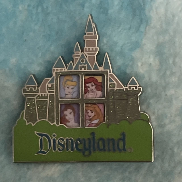 DISNEY PIN PRINCESS Castle Tinkerbell Ariel Snow White Aurora Belle ...