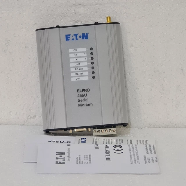 MODEM DATI SERIALE wireless EATON ELPRO 455U-D Modello: 455U-DH-440-N ...