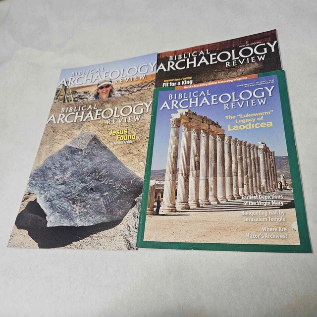 BIBLICAL ARCHAEOLOGY REVIEW Magazine Lot of 4 2017 - 2023 £14.18 ...