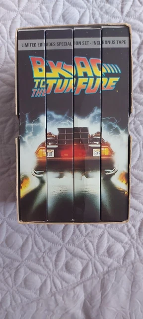 BACK TO THE Future Trilogy WIDESCREEN VHS Limited Edition Box Set VHS ...