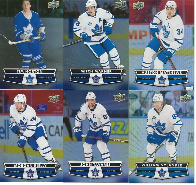 2021-22 UPPER DECK Tim Hortons Team Set Toronto Maple Leafs HORTON MATTHEWS & + EUR 4,29 ...