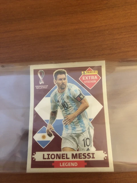 PANINI QATAR WORLD Cup Extra Pegatinas 2022 Legend Lionel Messi £42.55 - PicClick UK