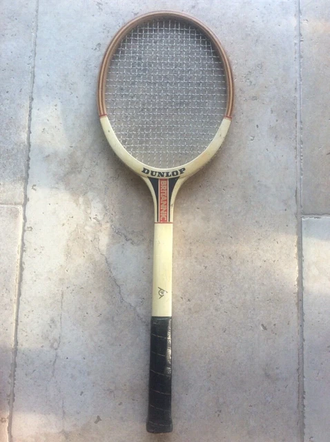 VINTAGE DUNLOP BRITANNIC Grip 4 Tennis Racket 1960s Prop Window Display ...