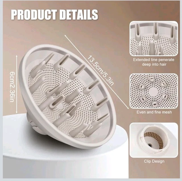 DIFFUSER ATTACHMENT COMPATIBLE With Shark FlexStyle Hair Dryer Accessories £10.00 - PicClick UK