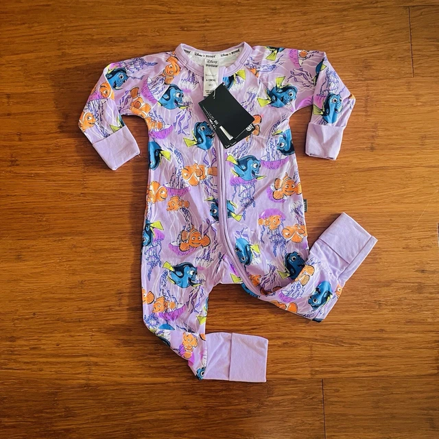 BONDS BABY DISNEY Finding Nemo Marlin Dory Purple Zip Wondersuit Size 0 ...
