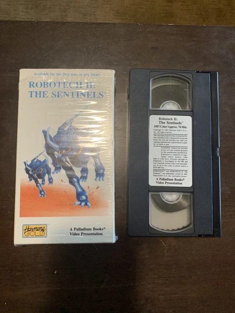 '87 ROBOTECH II THE SENTINELS Tape Vhs Anime Manga Sci-fi Harmony Gold ...