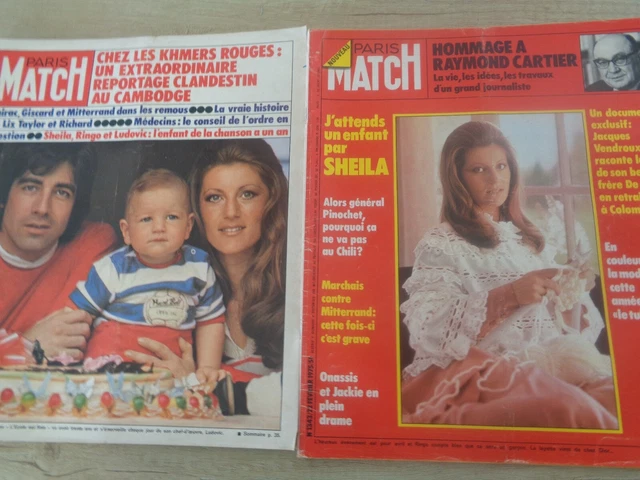 💥 PARIS MATCH 2 N° Mode jupes - Terreur Cambodge - Sheila - Ringo EUR ...