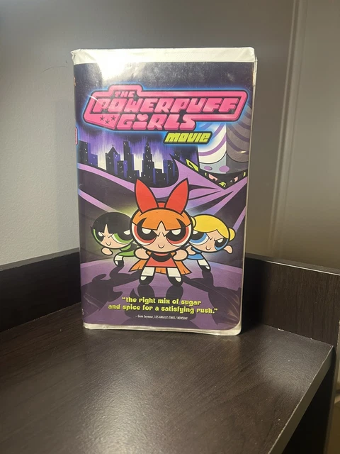 THE POWERPUFF GIRLS Movie (VHS, 2002, Clam Shell Packaging Bonus ...
