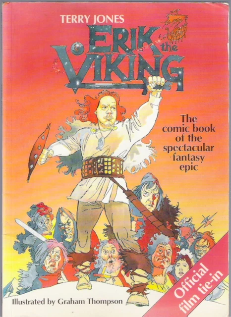 ERIK THE VIKING Terry Jones 1st paperback Comic book film tiein ...