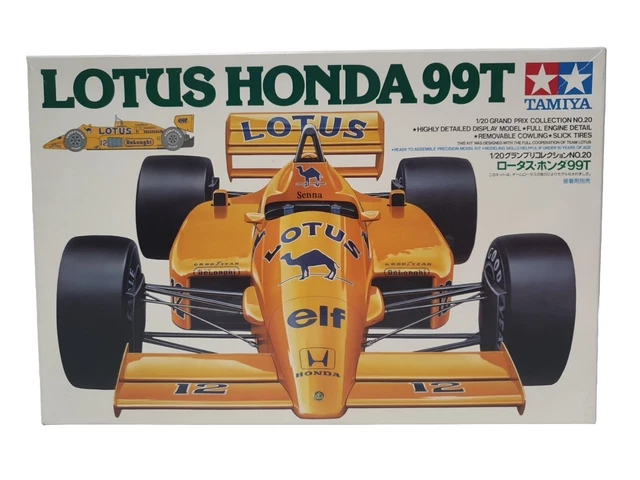 TAMIYA 1:20 LOTUS Honda 99T GRAND PRIX COLLECTION No.20 Ayrton Senna F1 ...