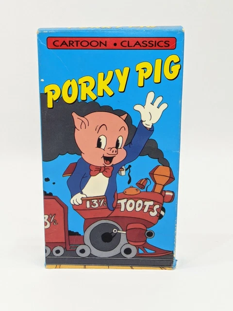PORKY PIG 4 Animated Classics VHS Video Tape Movie Cartoon Ships Fast EUR 4,55 - PicClick IT