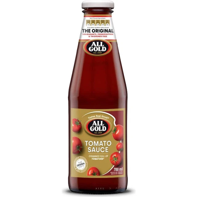 ALL GOLD TOMATO Sauce 700ml x 2 £9.19 - PicClick UK
