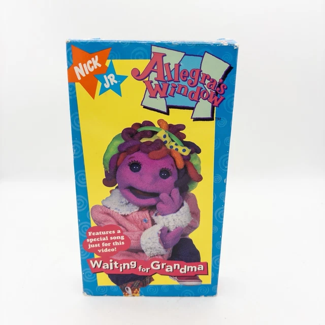 RARE VTG 1995 Nickelodeon Nick Jr Allegras Window Waiting for Grandma ...