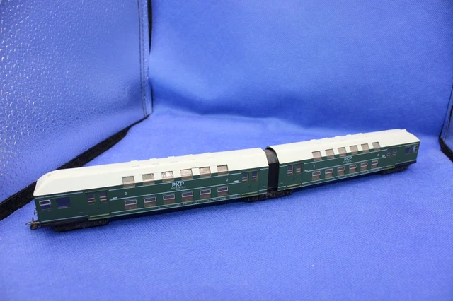 BTTB 3732 TT PKP Doppelstockwagen 2 teilig in grün/guter Zustand EUR 34 ...