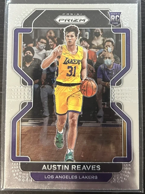 2021-22 PANINI PRIZM AUSTIN REAVES RC Base Rookie Card #165 Los Angeles ...