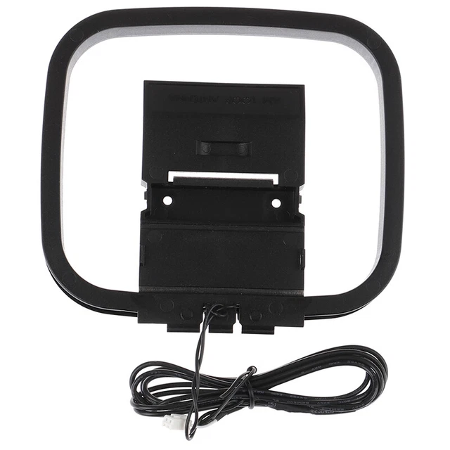 INDOOR HIFI AM/FM Loop Mini Connector Antenna Home Digital Audio ...