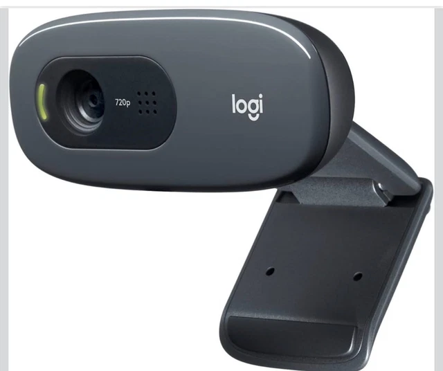 LOGITECH C270 HD Webcam with in-built mic USB 720p £10.78 - PicClick UK