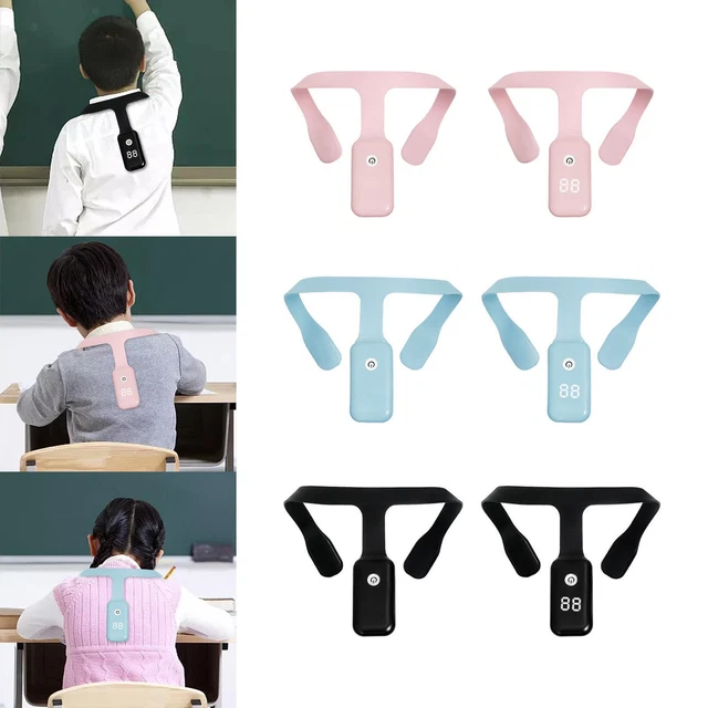 SMART POSTURE CORRECTOR ,Upper Back Brace Vibration Reminder ...
