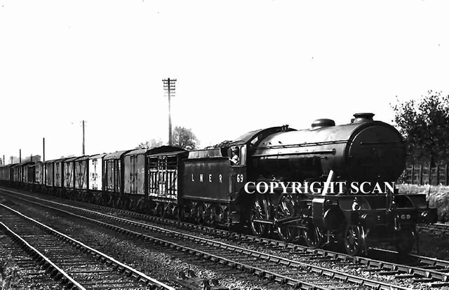 RAILWAY STEAM PHOTO.; 69 LNER K3 2-6-0 @ TIDEY £2.99 - PicClick UK