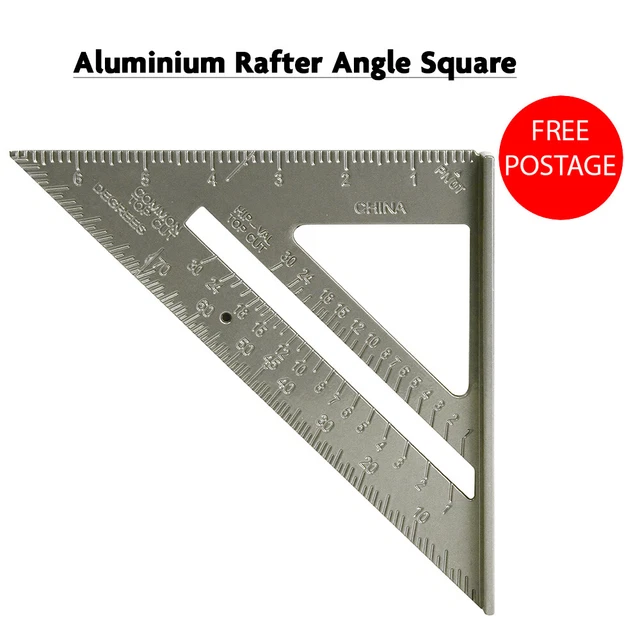6& 150MM SET Square Aluminium Roofing Rafter Tri-square Mitre Saw Guide ...