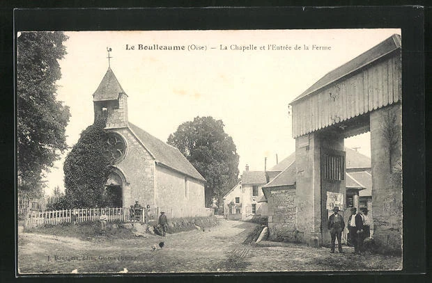 CPA LE BOULLEAUME, La Chapelle et l´Entrée de la Ferme EUR 4,00 ...