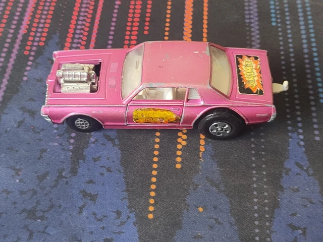 MATCHBOX PINK SPEED Kings K-21 Cougar Dragster Model 1970 Vintage ...